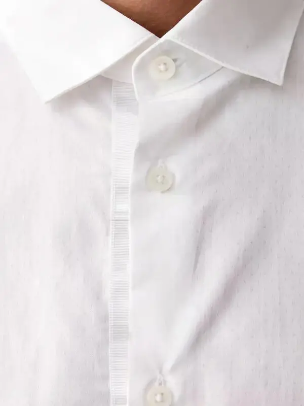 Armani Exchange Grosgrain-trim Shirt