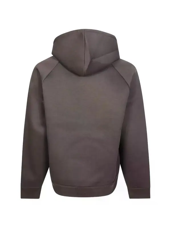 Carhartt Work In Progress Logo-patch Zip-up Hoodie
