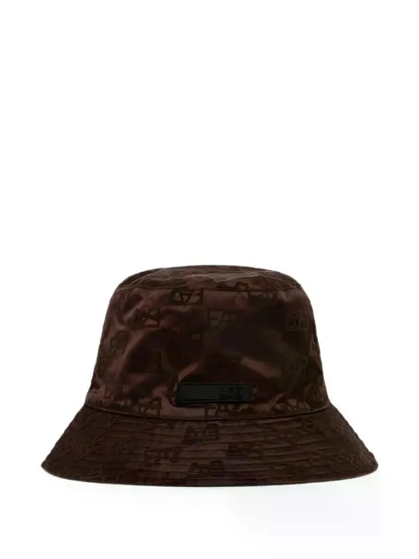 EA7 Logo-pattern Bucket Hat