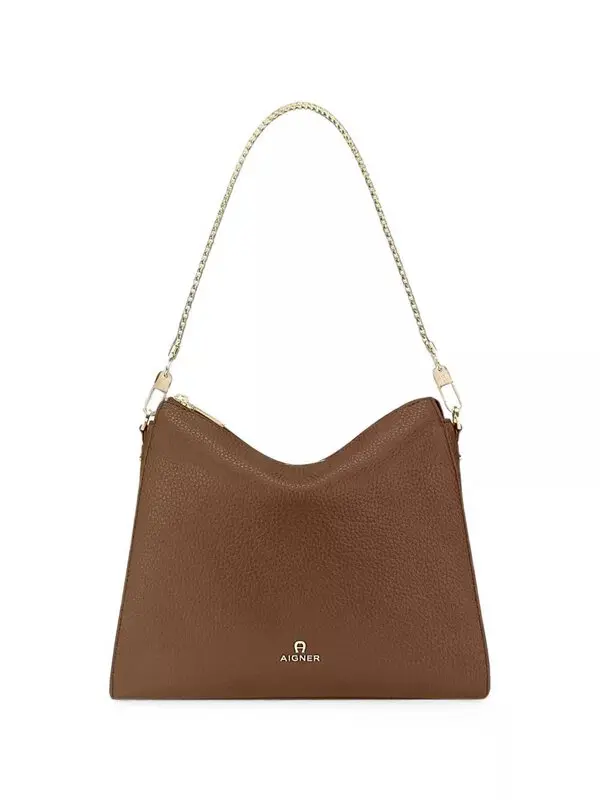 AIGNER Small Ivy Pebble-grain Shoulder Bag