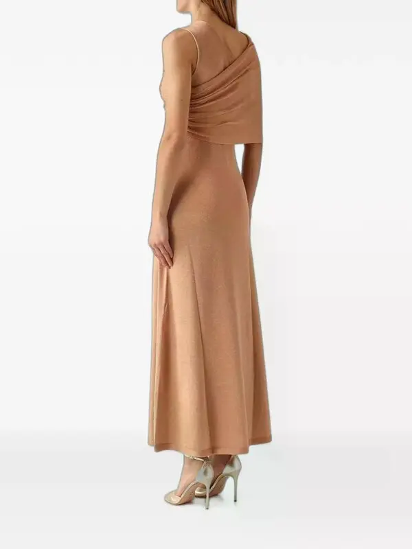 TWINSET Long Knit Dress With Lurex