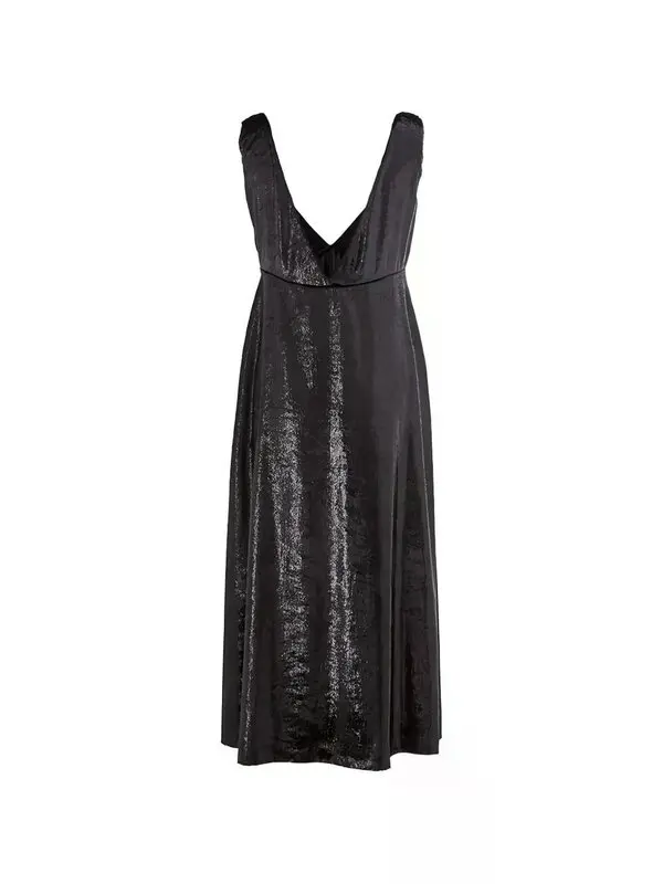 LARDINI Metallic-effect Midi Dress