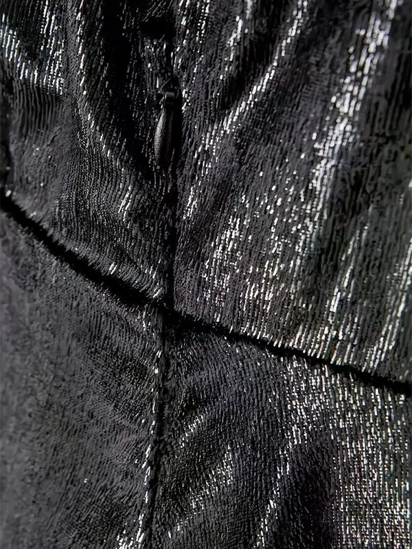 LARDINI Metallic-effect Midi Dress
