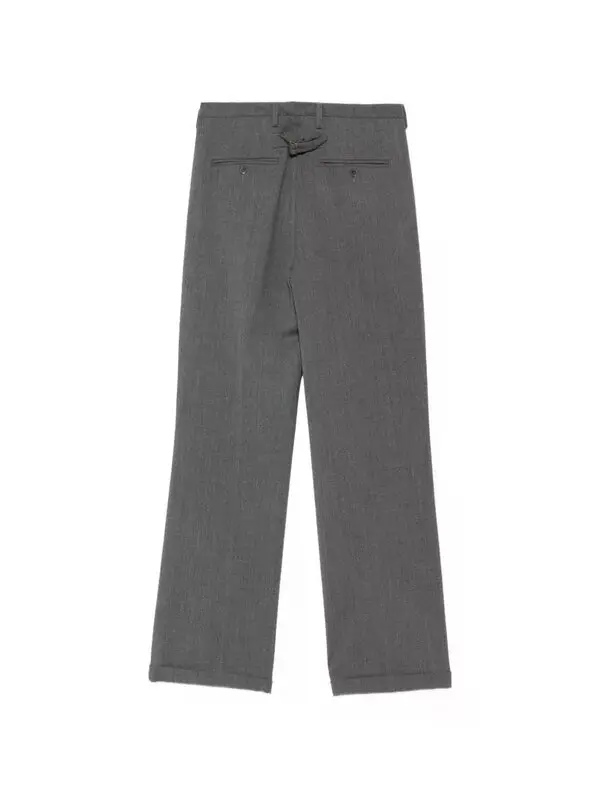 Seventy Button-detail Straight-leg Trousers