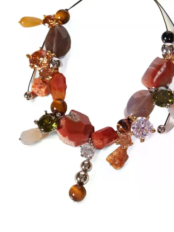 PANCONESI Ascolto Stone-embellished Necklace
