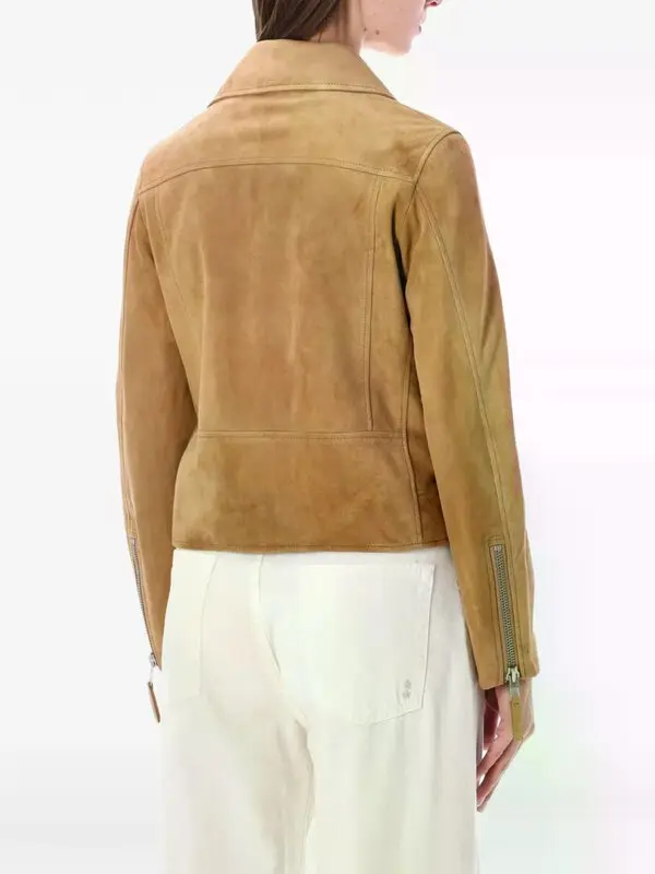 SWD BY S.W.O.R.D. Suede Biker Jacket