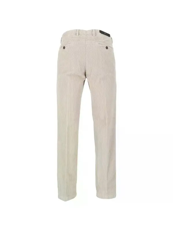 BRIGLIA 1949 Corduroy-effect Slim-fit Chino Trousers - Neutrals