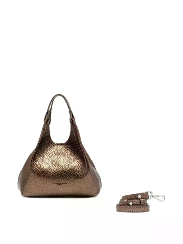GIANNI CHIARINI Dua Metallic Leather Tote Bag