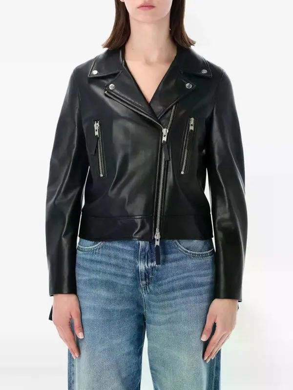 SWD BY S.W.O.R.D. Classic Biker Leather Jacket