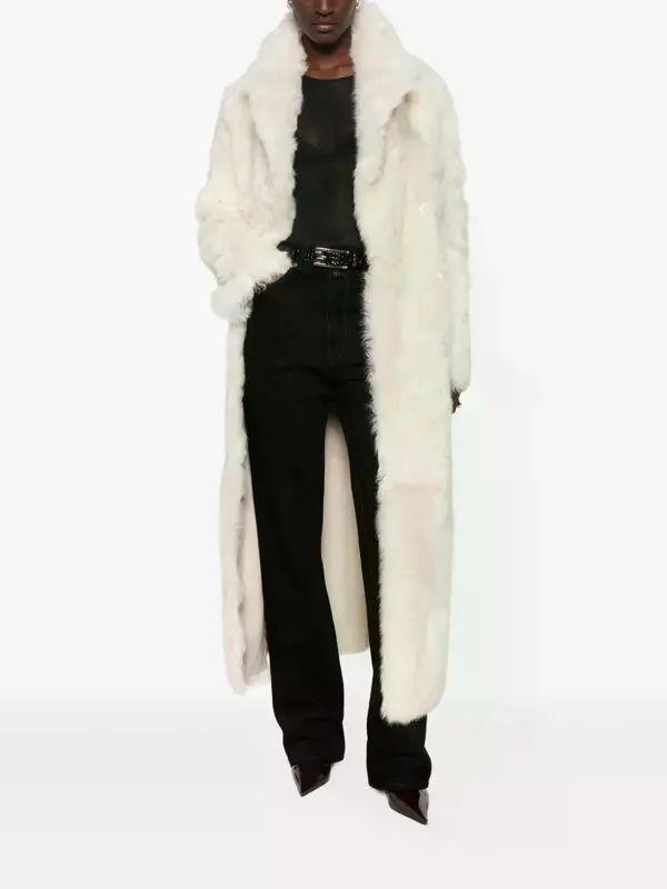 YVES SALOMON Double-breasted Shearling Coat