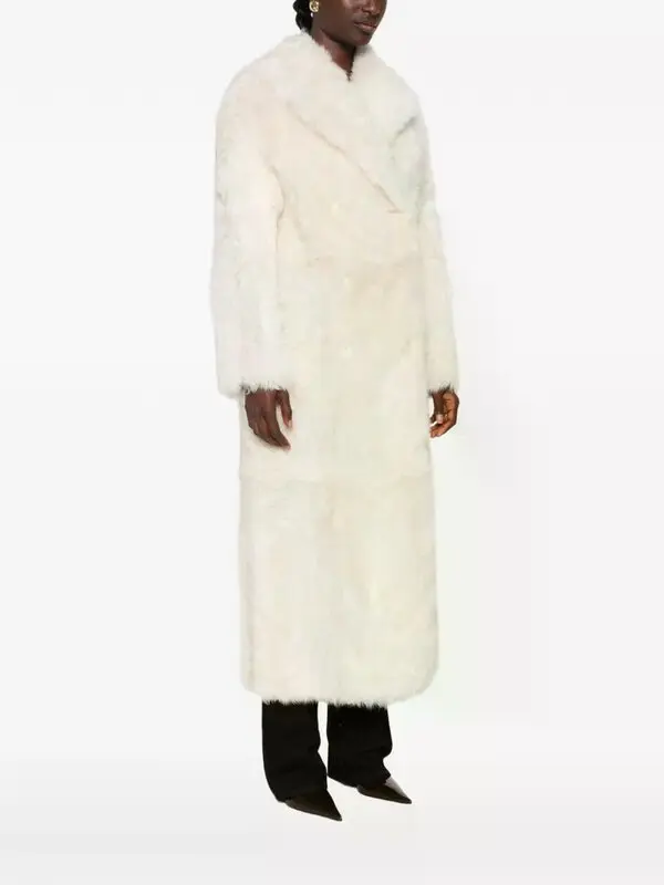 YVES SALOMON Double-breasted Shearling Coat