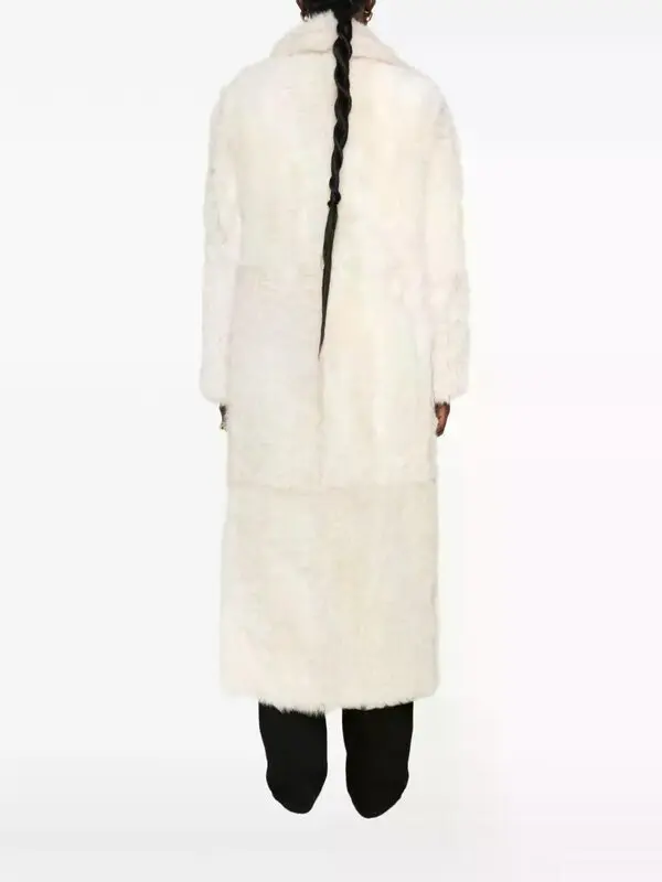 YVES SALOMON Double-breasted Shearling Coat