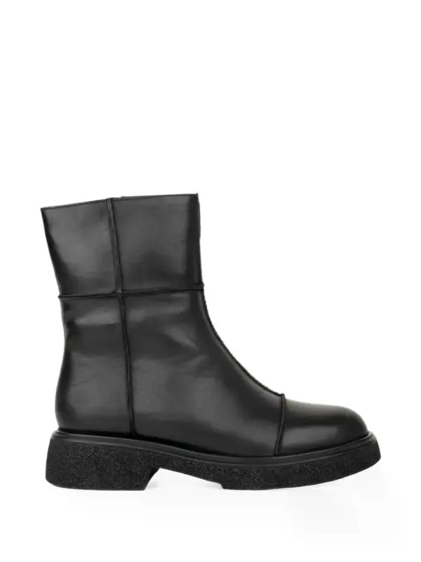 SERGIO MORETTI FIRENZE Leather Ankle Boots