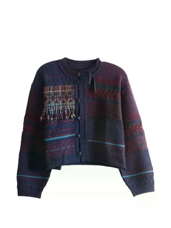 Y’s Fringe-detail Cardigan