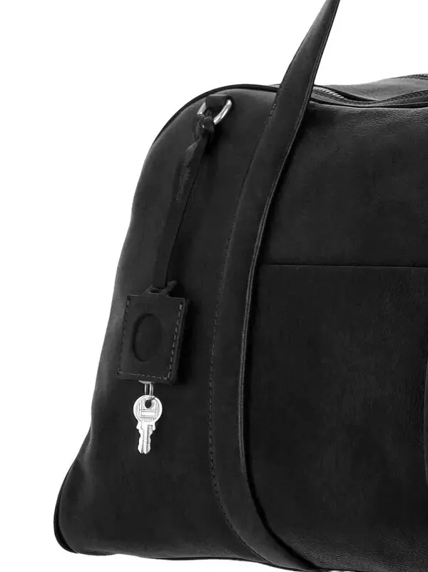 Orciani Midi Off Duty Lagoon Leather Holdall Bag