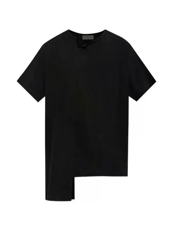 Yohji Yamamoto Asymmetrical-cut T-shirt