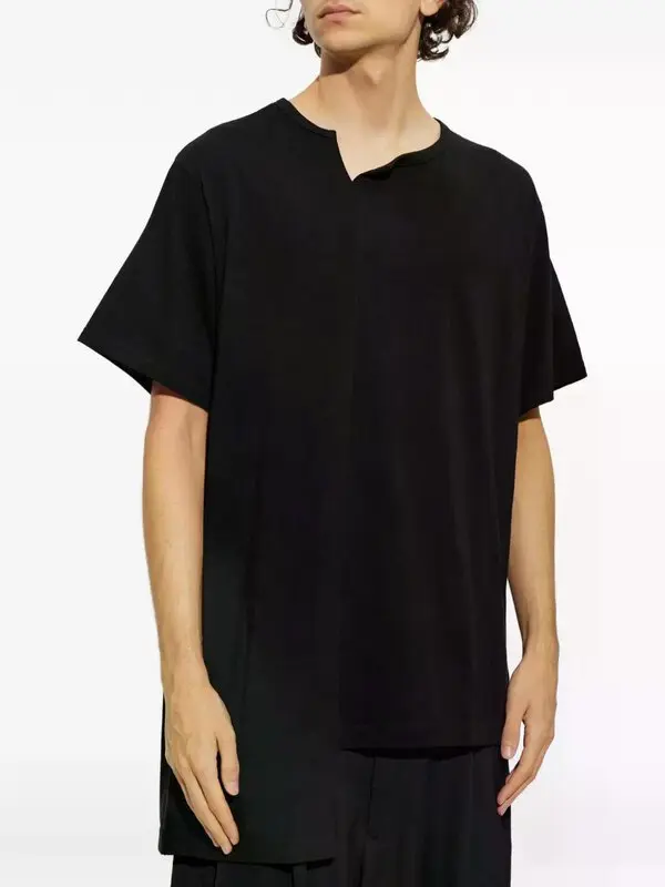 Yohji Yamamoto Asymmetrical-cut T-shirt