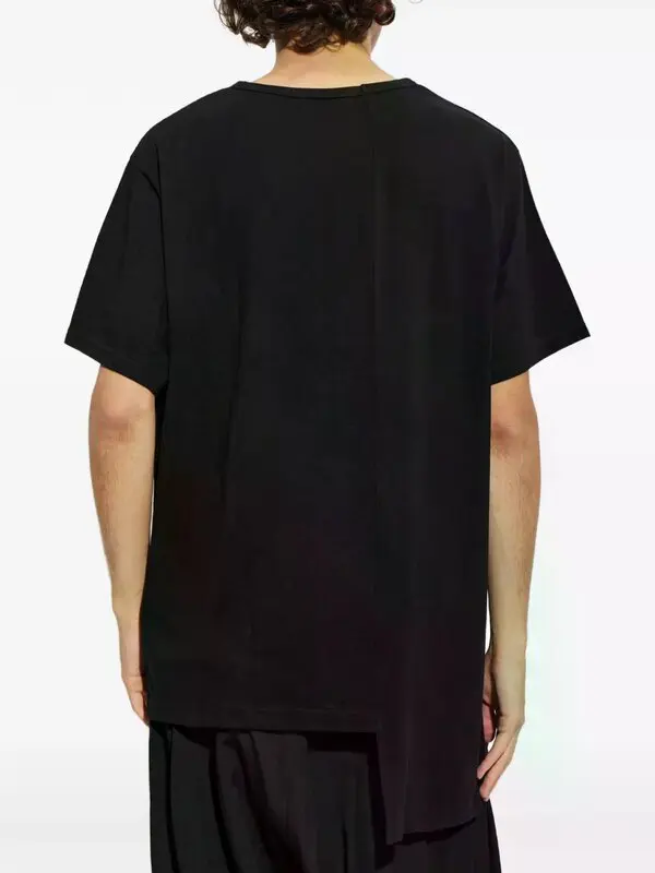 Yohji Yamamoto Asymmetrical-cut T-shirt