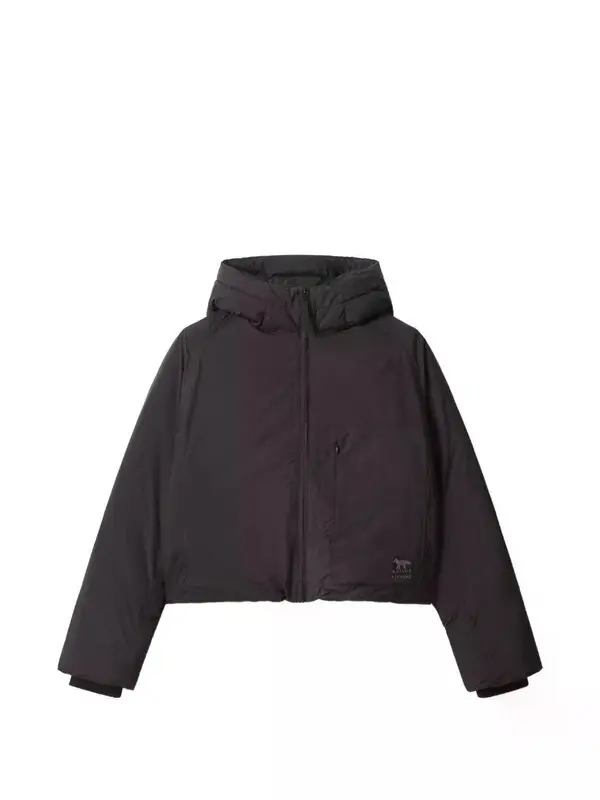 Maison Kitsuné Cropped Hooded Padded Jacket