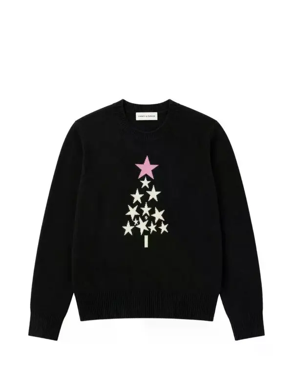 Chinti & Parker Star Tree Sweater
