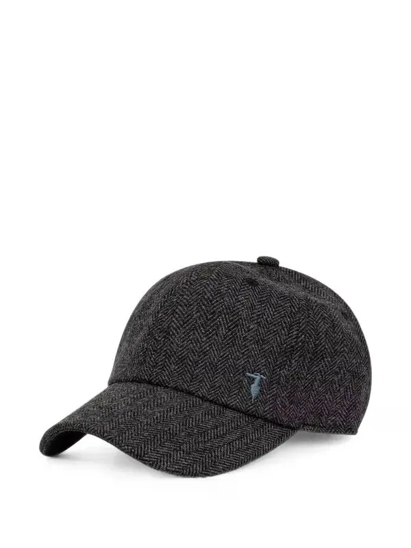 TRUSSARDI Herringbone-pattern Baseball Cap
