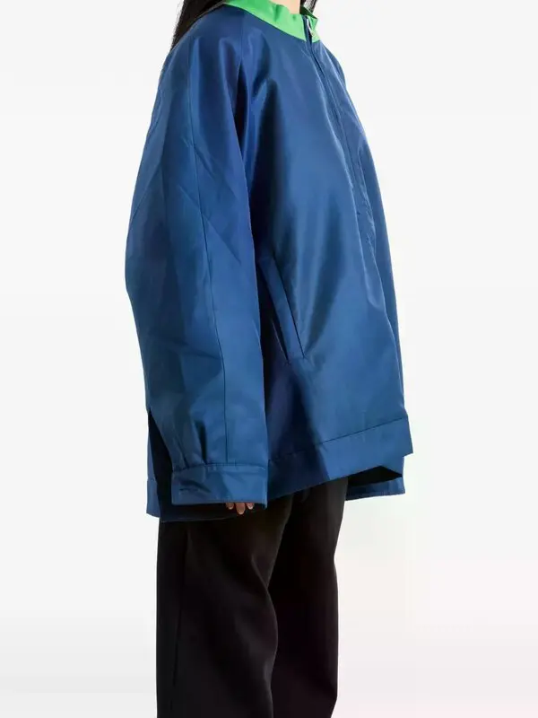 LII Contrast-collar Oversized Jacket
