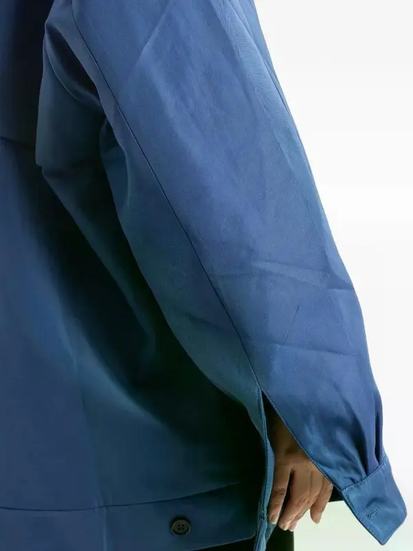 LII Contrast-collar Oversized Jacket
