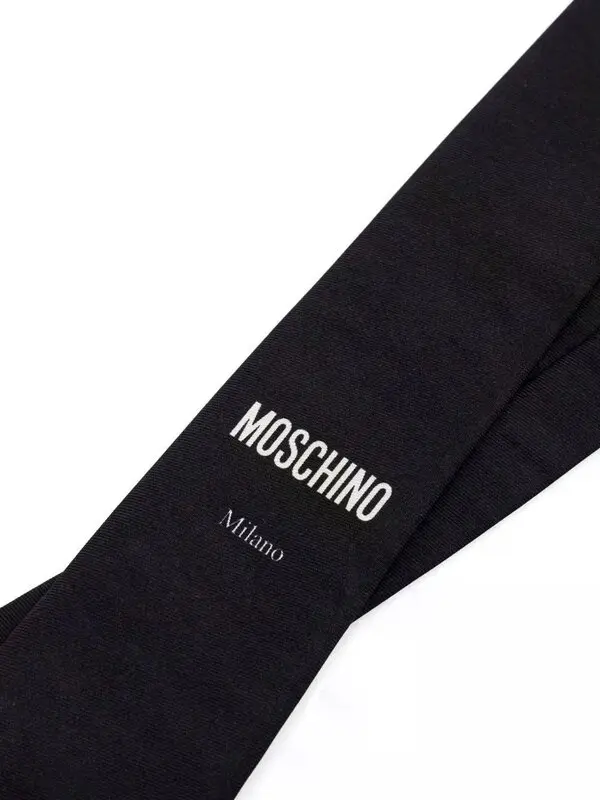 Moschino Logo-print Tie