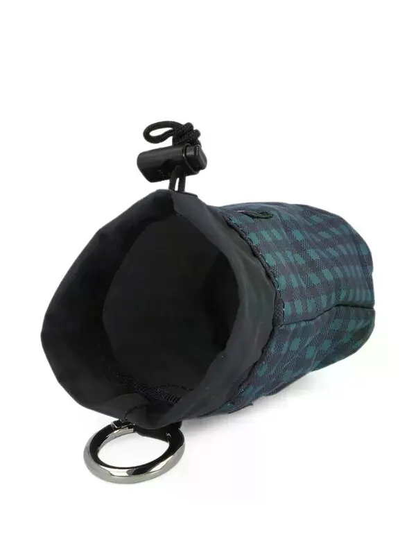 WTAPS Check-pattern Drawstring Pouch