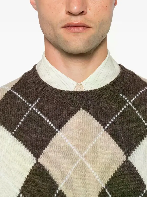 FILERIA Argyle-knit Sweater