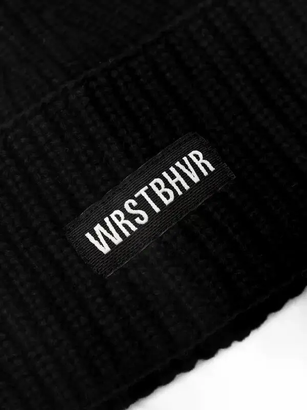 WRSTBHVR Logo-patch Beanie Hat