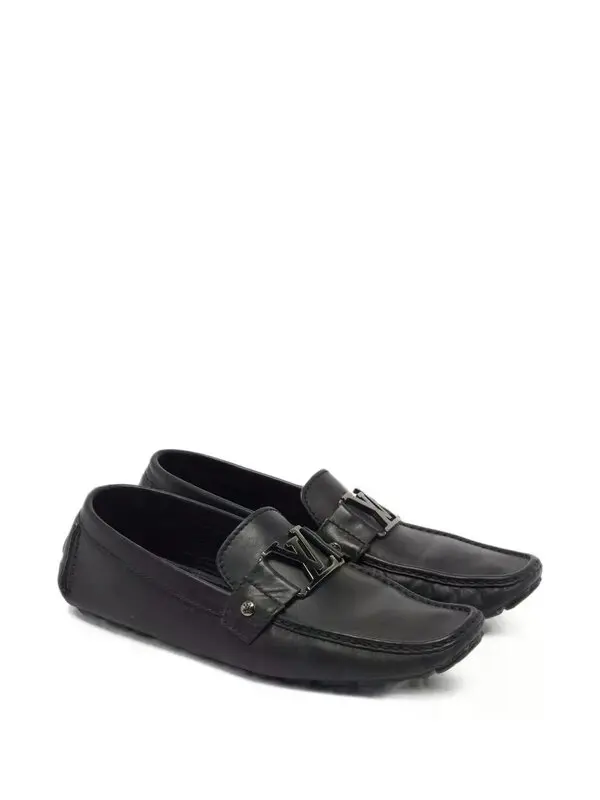LOUIS VUITTON Monte Carlo Plaque Loafers