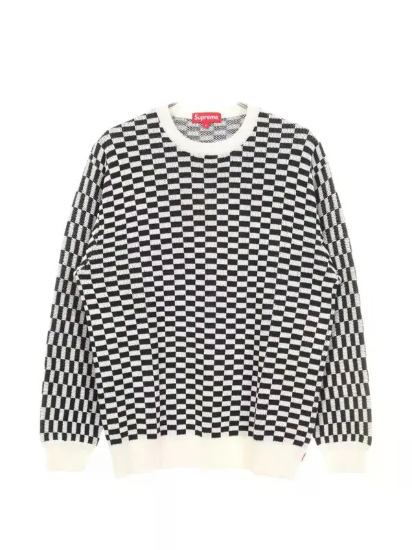 Supreme 2010s Checkerboard Logo Sweater