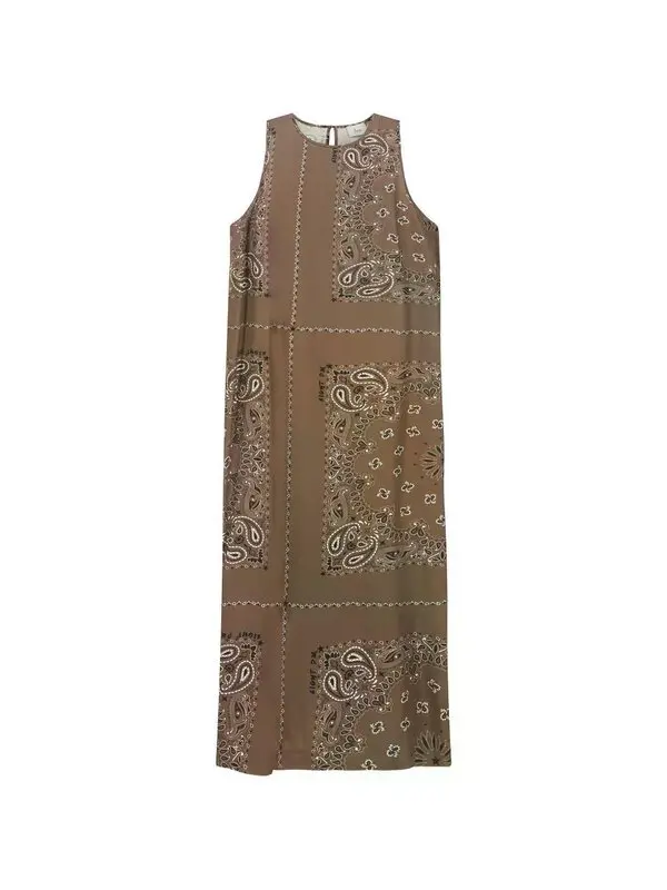 8PM Taormina Paisley-print Sleeveless Maxi Dress