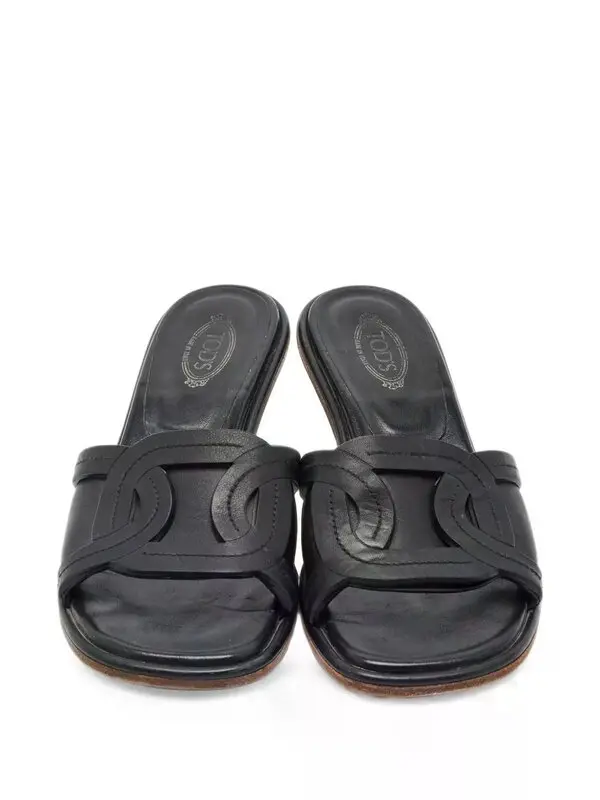 TOD'S Kate Slide Kitten-heel Sandals