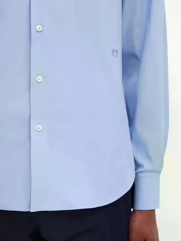 FERRAGAMO Shirt With Micro Print