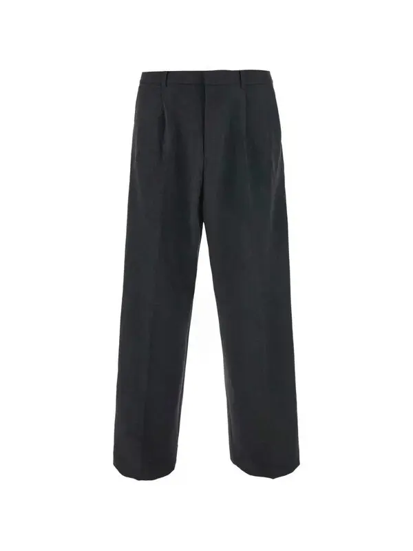 DUNST Pleated Straight-leg Trousers