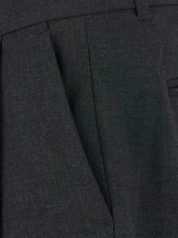 DUNST Pleated Straight-leg Trousers
