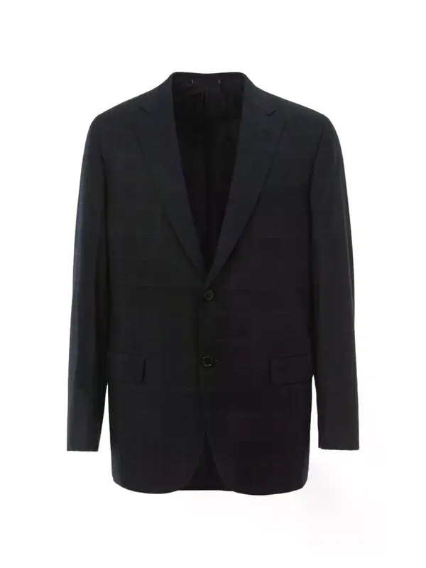 Brioni Check Wool Blazer