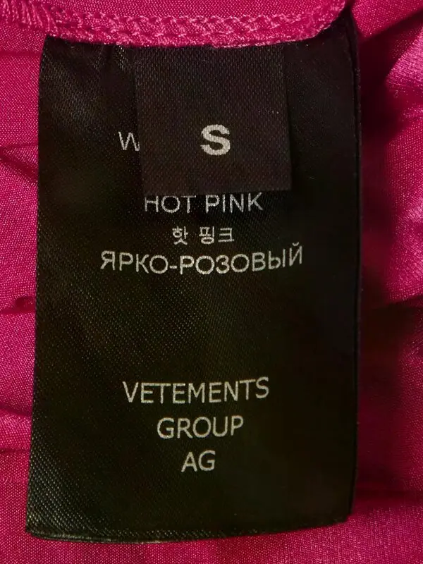 Vetements Asymmetric-trim Draped Skirt