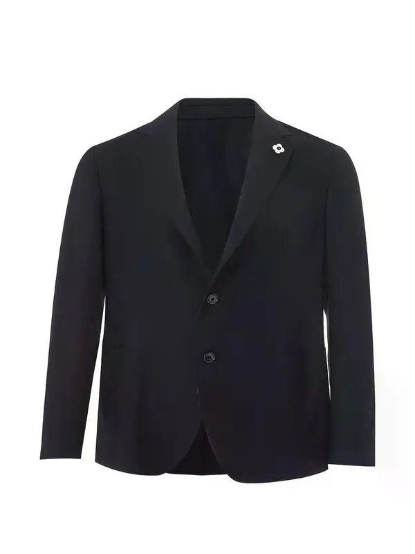 LARDINI Flower-pin Notch-lapels Suit Jacket