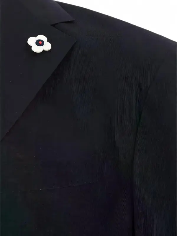 LARDINI Flower-pin Notch-lapels Suit Jacket