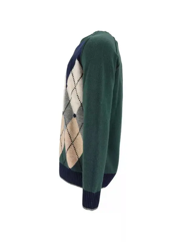 BALLANTYNE Argyle-knit Sweater