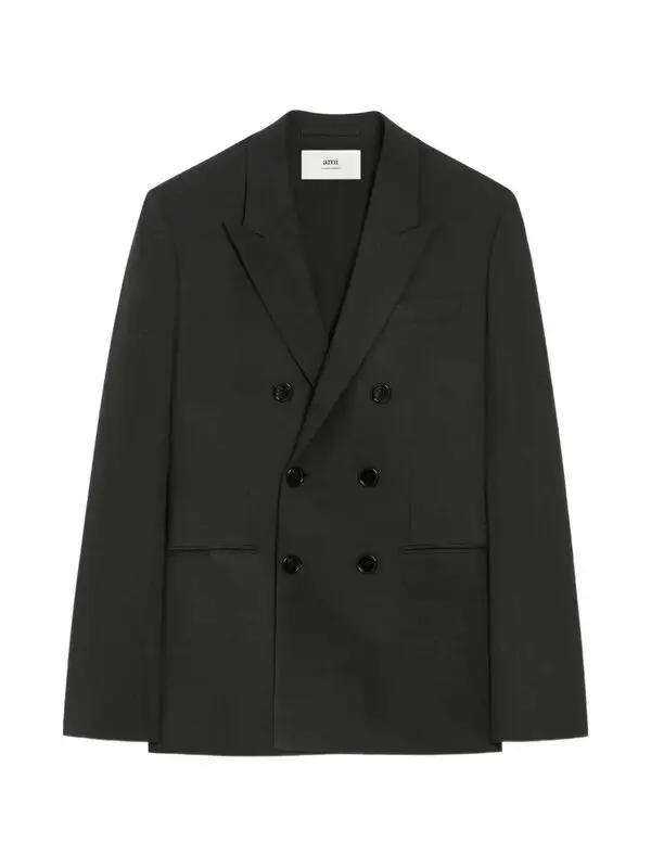 AMI Paris Double-breasted Wool Blazer