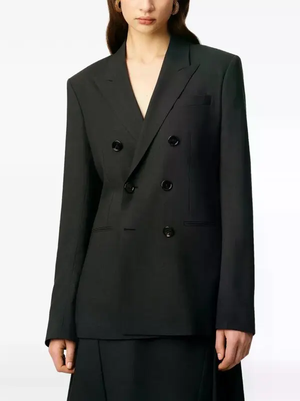 AMI Paris Double-breasted Wool Blazer