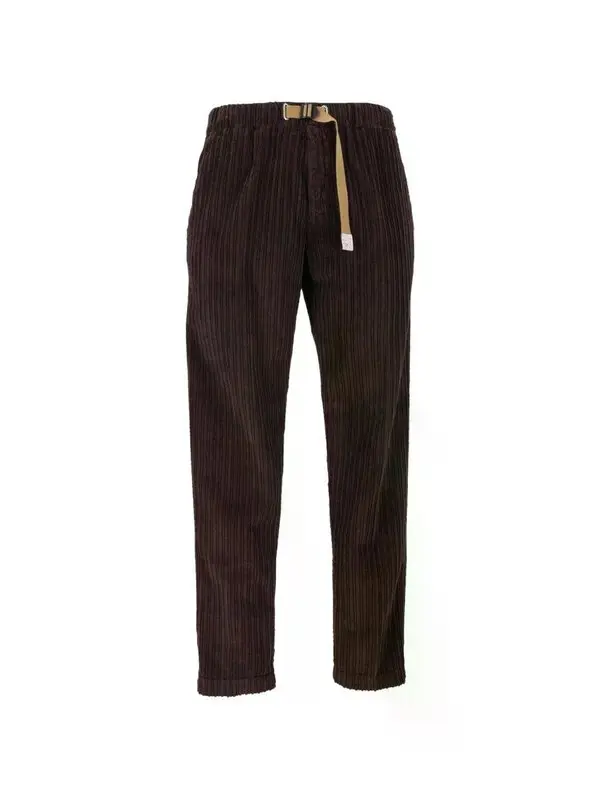 WHITE SAND Wide-stripe Corduroy Trousers