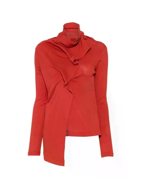 Y’s Draped Halterneck Top