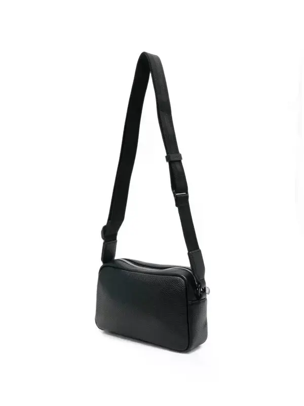 BOSS Ray Grained-effect Logo-plaque Messenger Bag