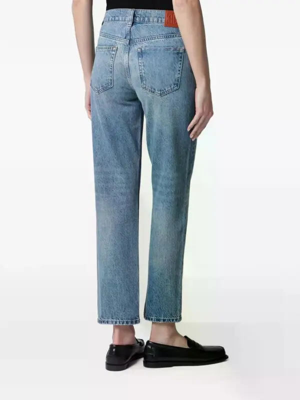 ANINE BING Jane Washed-effect Jeans