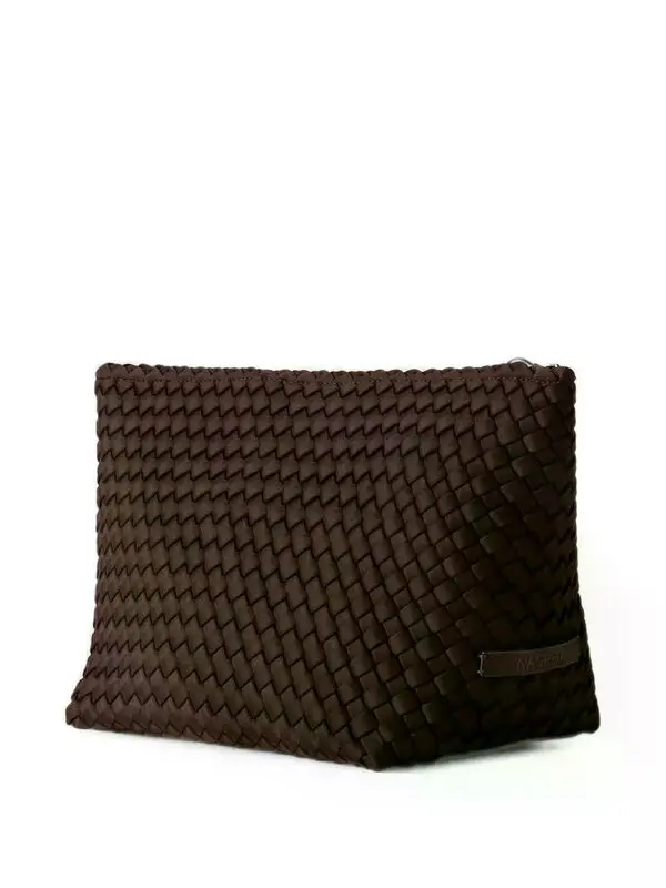 NAGHEDI Portofino Large Cosmetic Clutch Bag - Brown